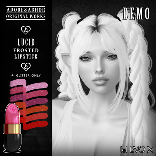 Second Life Marketplace Lucid Frosted Lipstick Demo